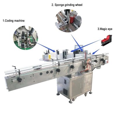 China Large Flat Surface Object Self Adhesive Sticker Labeling Machine Siemens PLC Controller supplier